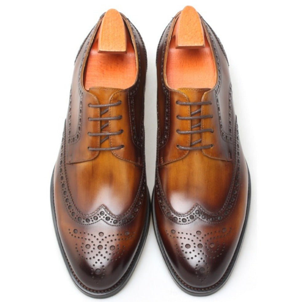 Patina Wingtips Derby – Afloir